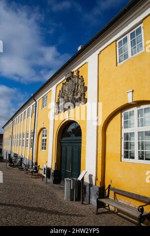 Colourful house located in Denmark Stock Photo - Alamy