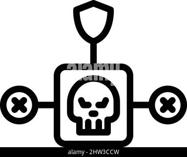 best anti virus shield protect data from virus Stock Vector Image & Art ...