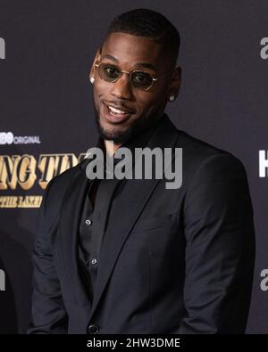 Quincy Isaiah, who plays Los Angeles Lakers basketball great Earvin ...
