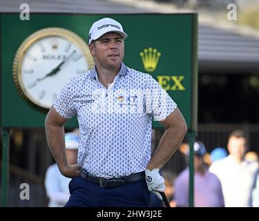 United States' Luke List on the 2nd hole during the day 4 of the 2024 ...