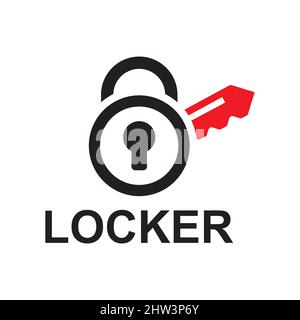 Vector logo of the parcel storage locker Stock Vector Image & Art - Alamy