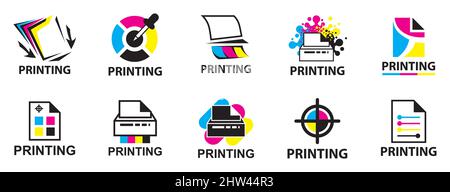 Vector logo of the printing house, photocopies Stock Vector Image & Art ...