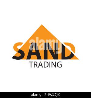 Vector logo of sand mining and trading Stock Vector Image & Art - Alamy
