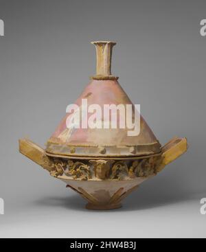 Terracotta Lekanis (dish) with Lid and Finial 250 BC by Ancient Greek ...