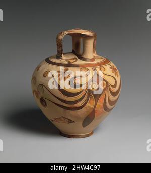 Terracotta stirrup jar with octopus Late Helladic IIIC 1200–1100 B.C ...