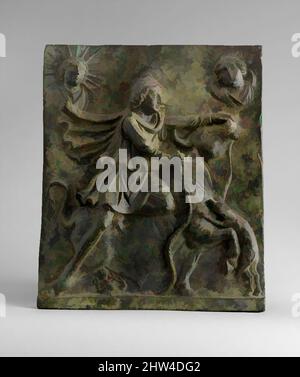 Bronze plaque of Mithras slaying the bull, mid-2nd–early 3rd century A ...