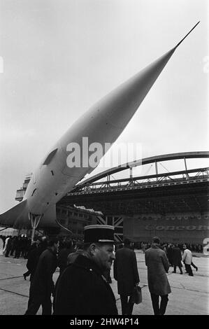 Concorde, prototype 001 makes its first official public appearance as ...