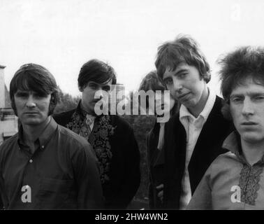 Pop group Procul Harum. Dave Knights, Bobby Harrison, Gary Brroker ...