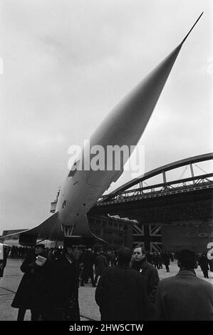 Concorde, prototype 001 makes its first official public appearance as ...