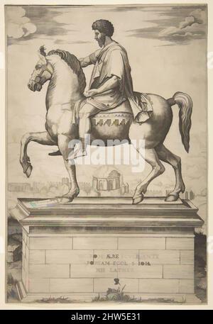 Equestrian Statue Of Marcus Aurelius Marco Aurelio 161 180 Ad On