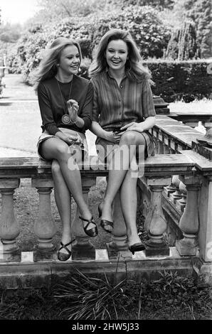 Actresses Hayley Mills and Pippa Steel. 13th May 1967 Stock Photo - Alamy