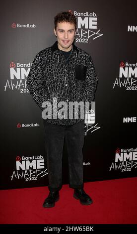Sam Fender attends the NME Awards 2020 at O2 Academy Brixton in London ...