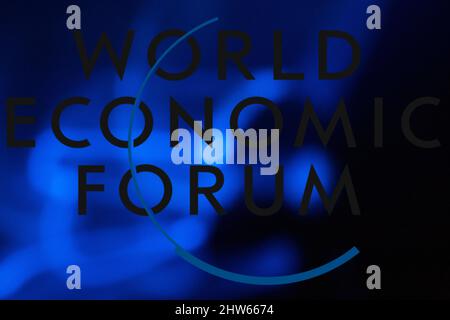Emblem of the WEF (World Economic Forum) in Davos Stock Photo - Alamy