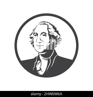 George washington Simple vector icon. George washington icons for your ...