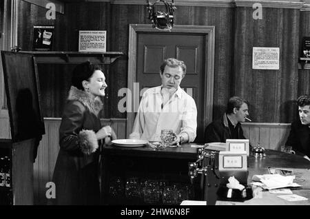 The Rovers Return Inn on the set of the ITV soap opera Coronation ...