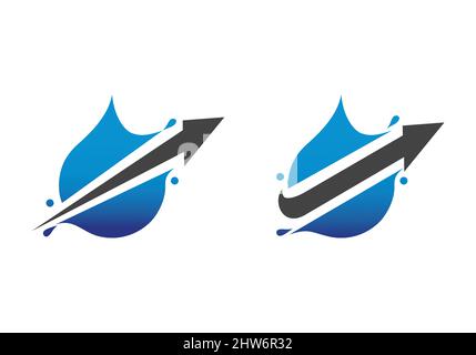 Water splash animation. Blue liquid frame by drop movement. Dropping ...