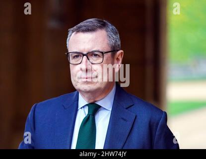 Her Majesty Queen Elizabeth II's Private Secretary Sir Edward Young at ...