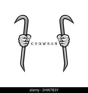 Crowbar design illustration vector eps format , suitable for your ...