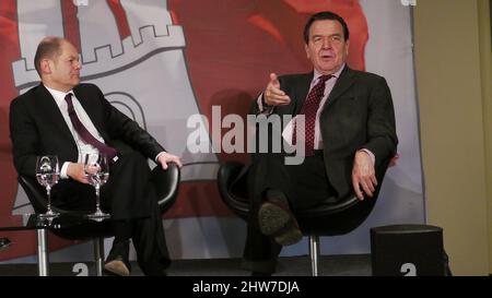 Olaf Scholz, Altkanzler Ehemaliger Kanzler Gerhard Schröder, Scholz ...