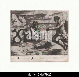 Plate 130: Scylla and Glaucus (Deus marinus effectus Glaucus Scyllae ...