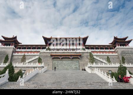 SHAANXI, CHINA - Jintai Temple. a famous Temple in Baoji, Shaanxi ...