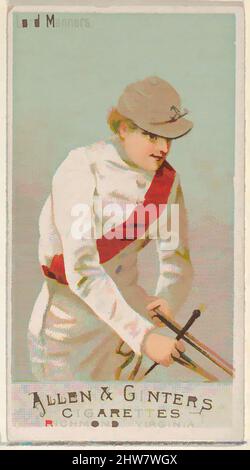 This Racing Colors of the World card of Lord Manners by Allen & Ginter ...