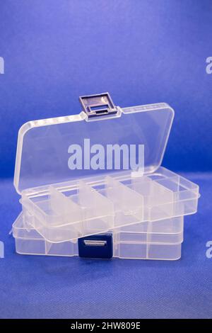 Plastic Storage Box, Small Parts Organizer Stock Photo - Alamy