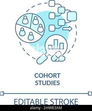 Cohort studies concept icon Stock Vector Image & Art - Alamy