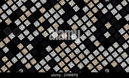 Abstract diagonal rows of same size QR codes moving down slowly ...