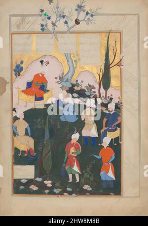 Birth of Zal" from the Book of Kings, Persian, 16th Century, at the ...