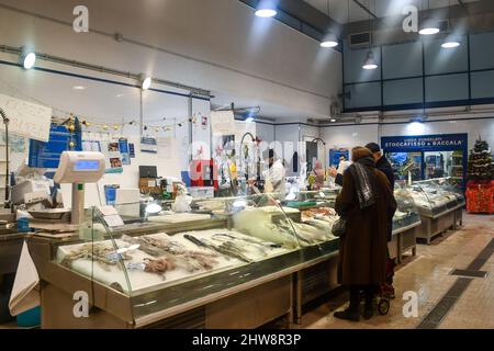 Market building (mercato), Imperia, liguria, Italy Stock Photo - Alamy