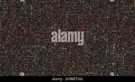 Computer diagram of moving networks of Internet. Animation. Centralized ...