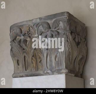 Art inspired by Impost Capital with Acanthus Leaf Decoration, mid-12th ...