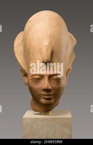 Head of King Amenmesse, Dynasty 19, Karnak Temple, Thebes, Metropolitan ...