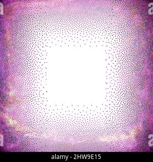 An abstract halftone grunge border background image Stock Photo - Alamy