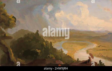 Sketch for View from Mount Holyoke, Northampton, Massachusetts, after a ...