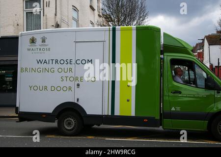 A Waitrose delivery van seen in London Stock Photo - Alamy