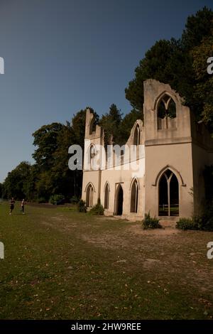 Painshill Park Cobham the Crystal Grotto part of an English landscape ...