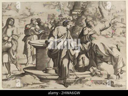 Christ and the Samaritan Woman at a Well 1609 Sisto Badalocchio Rosa ...