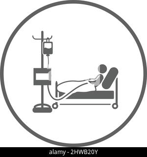 dialysis, hemodialysis machine line icon Stock Vector Image & Art - Alamy