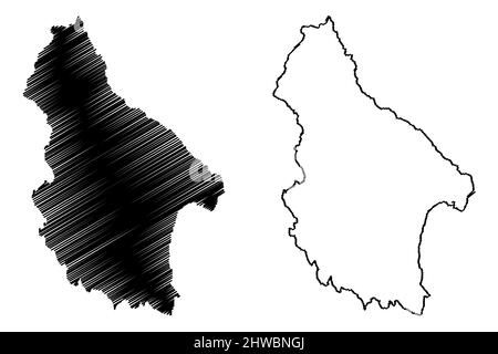 Cythera island (Hellenic Republic, Greece, Attica) map vector ...
