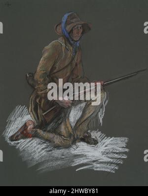 Figure study for “Valley Forge” mural in the House Chamber of the ...