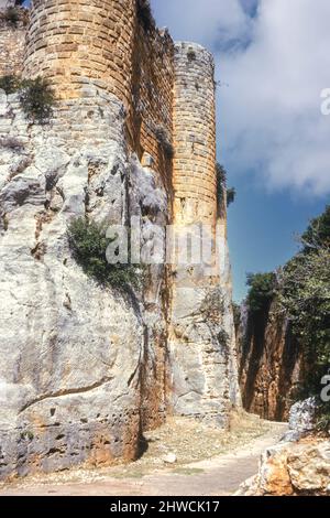 Syria, Sahyun Castle, Castle of Saladin, from the Trench Surrounding ...