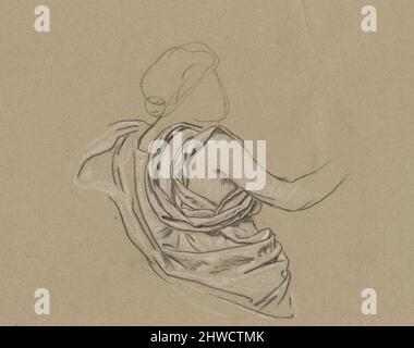 Study for Figure of Autumn. Artist: Elihu Vedder, American, 1836–1923 ...