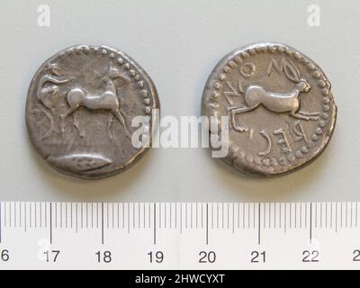 Tetradrachm from Rhegium. Mint: Rhegium Stock Photo - Alamy