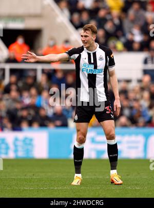 Newcastle United's Dan Burn during the Carabao Cup Final between ...