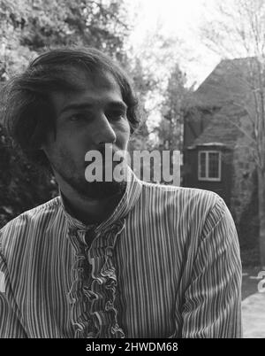John Phillips of The Mamas and the Papas, pictured in front of his Bel ...