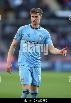 Coventry City's Ben Sheaf in action during the Sky Bet Championship ...