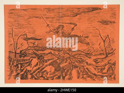 War, La Guerre, by Henri Rousseau, circa 1894, Musee D'Orsay Art ...