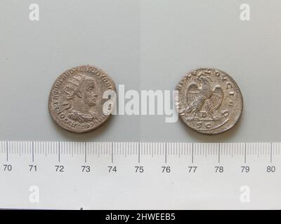 Tetradrachm of Volusianus, Emperor of the Roman Empire; Trebonianus ...